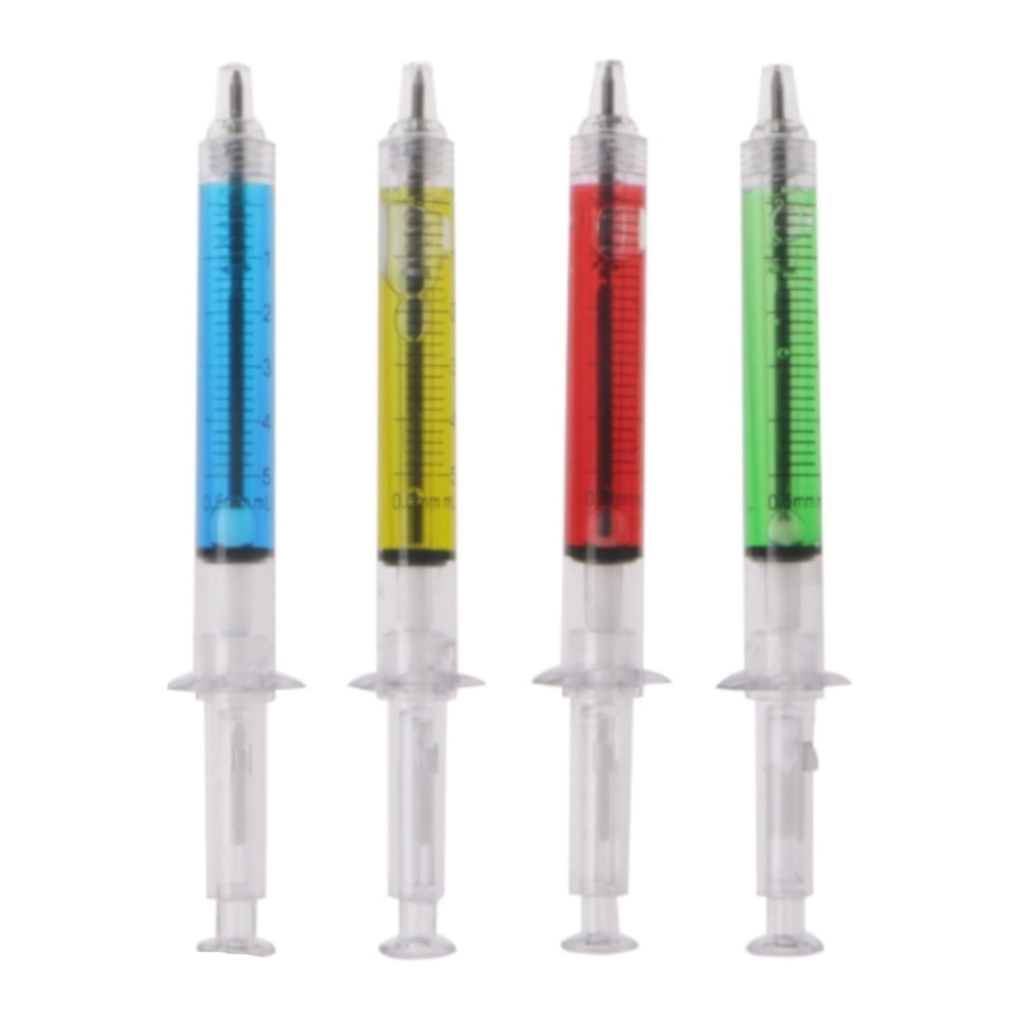 5 Pcs. Surgical Dr. Syringe Ballpoint Ink Pen Liquid Medical Style ...