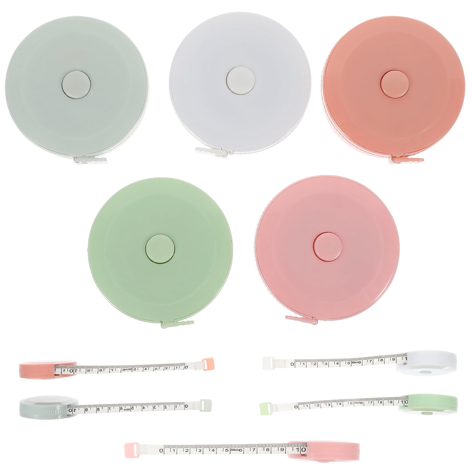 5 Pcs Tape Measure Cloth Multitools Retractable Measuring for Body ...