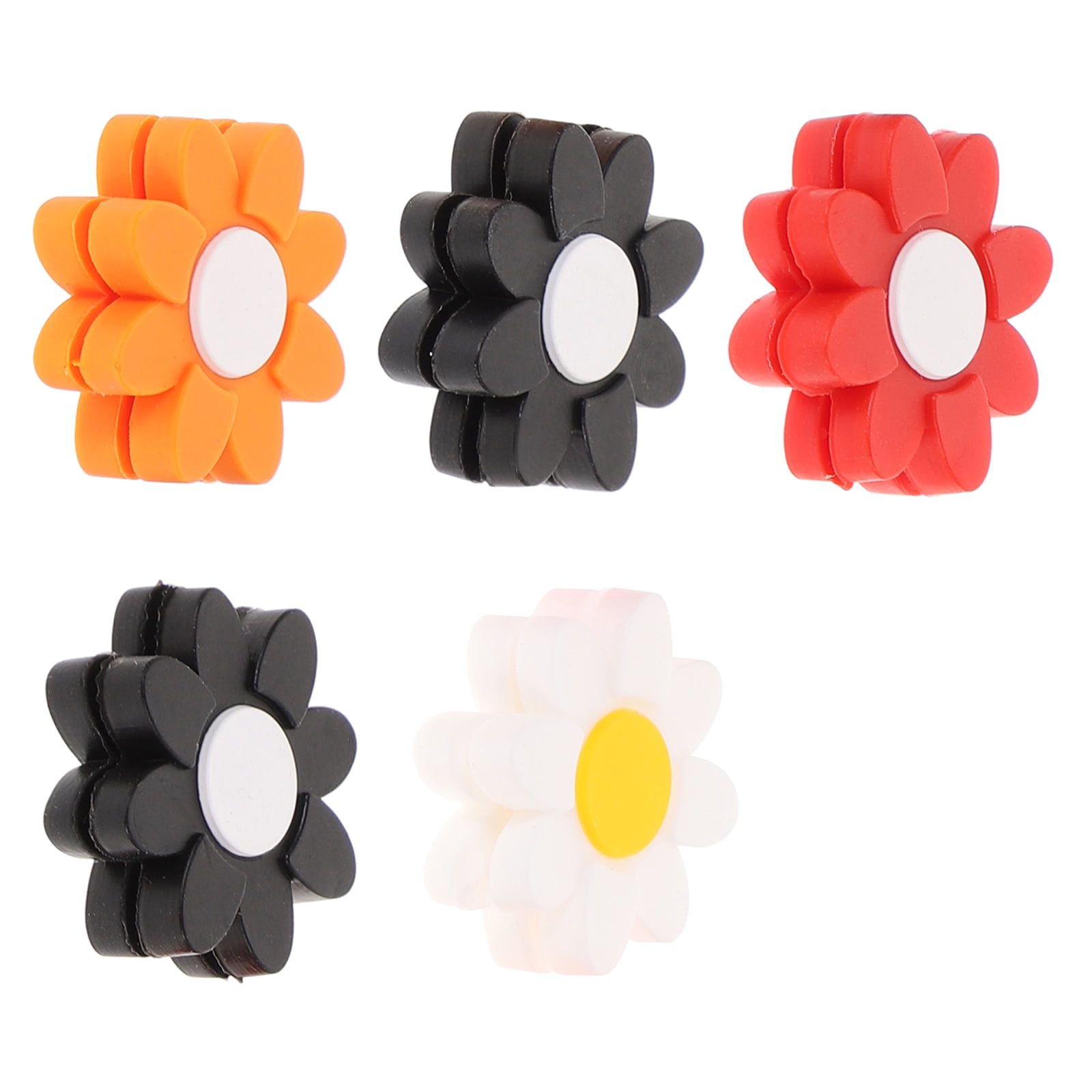 5Pcs Silicone Tennis Racket Vibration Dampeners, Flower-Shaped Shock ...