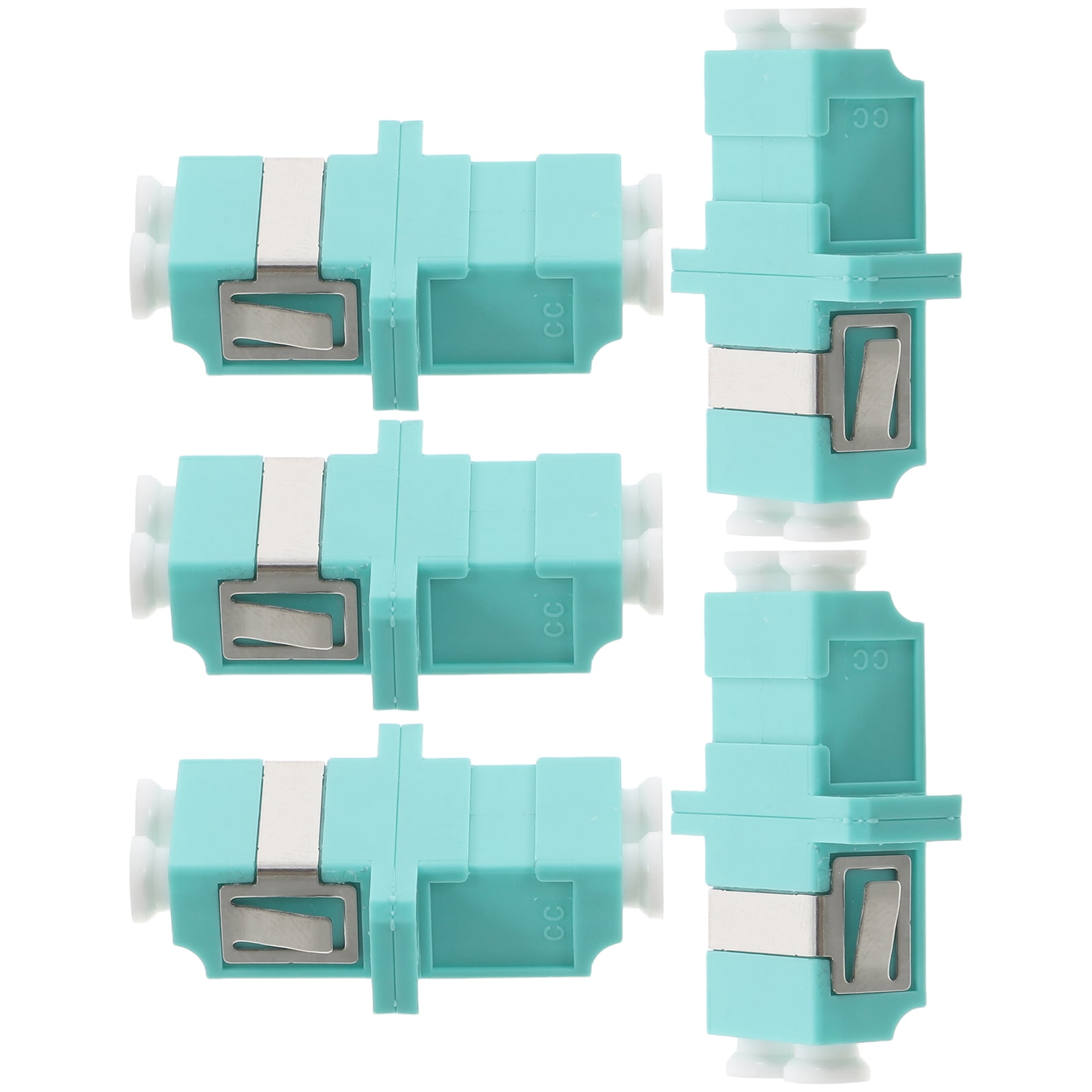 5 Pcs Tensioner Regulator Fiber Optic Adapter 3.50X2.20X0.90CM Sky-blue ...