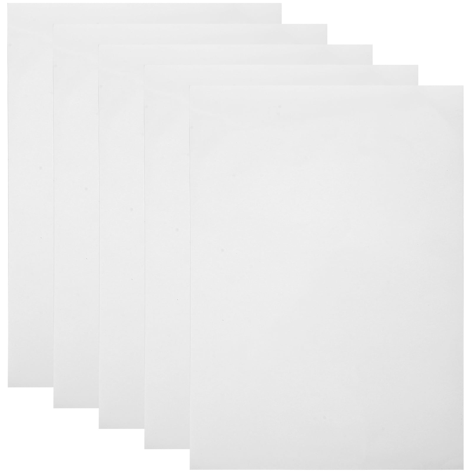 5 Pcs Thick Poster Board Magnetic Printing Paper Blank Label - Walmart.com