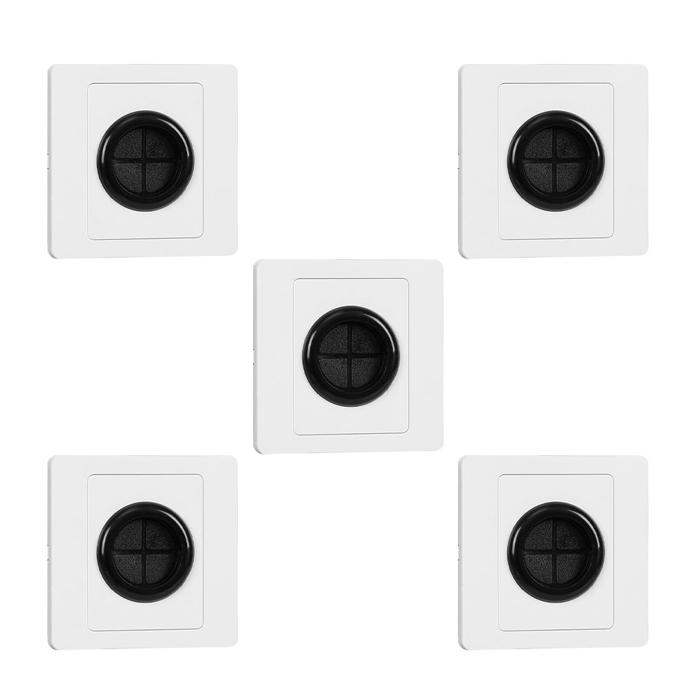 5 Pcs Threaded Socket Wall Plate Covers Plate with Hole Cable Plate ...