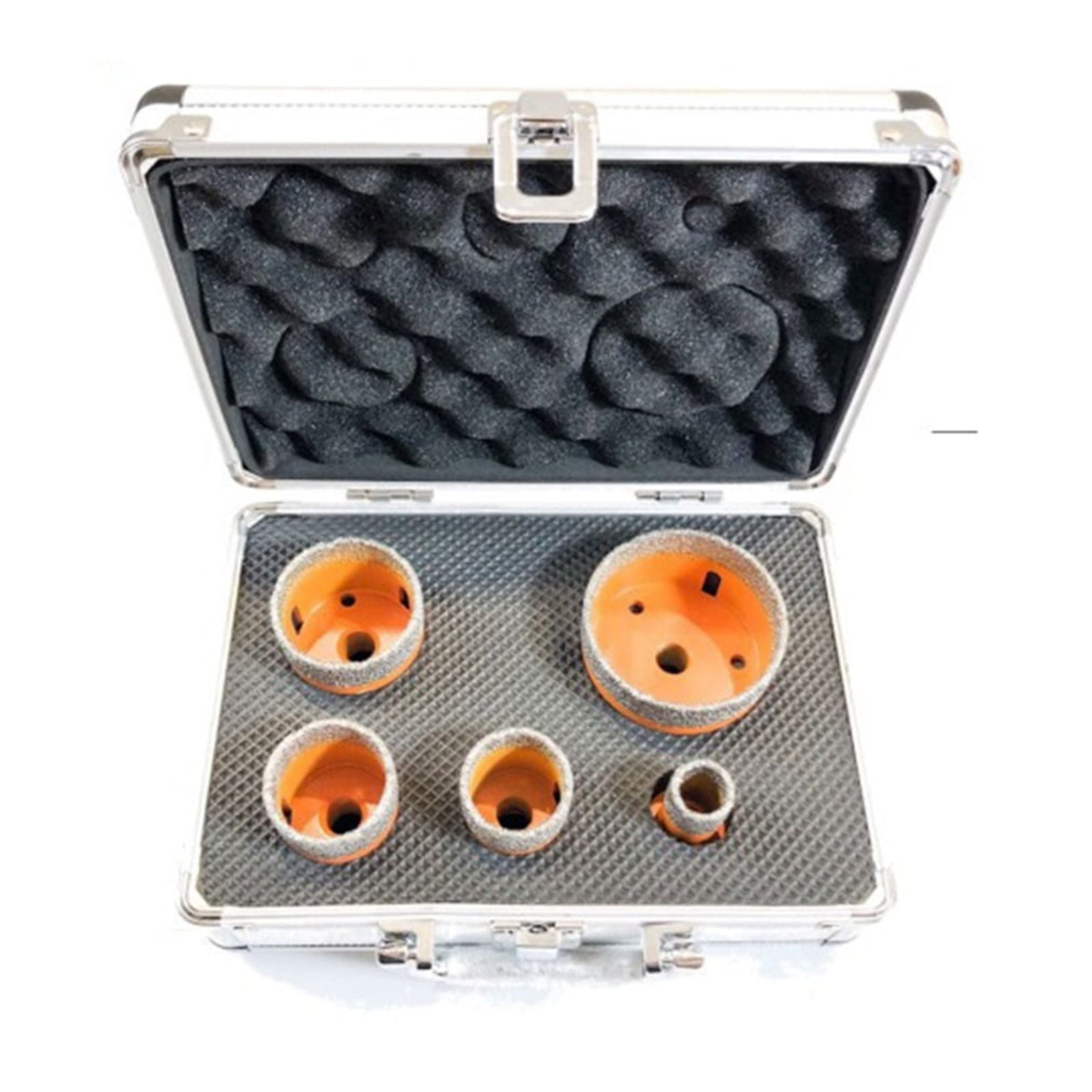 5 Pcs Tile Hole Cutter Set For Porcelain Ceramic Tile Marble Granite 25 ...