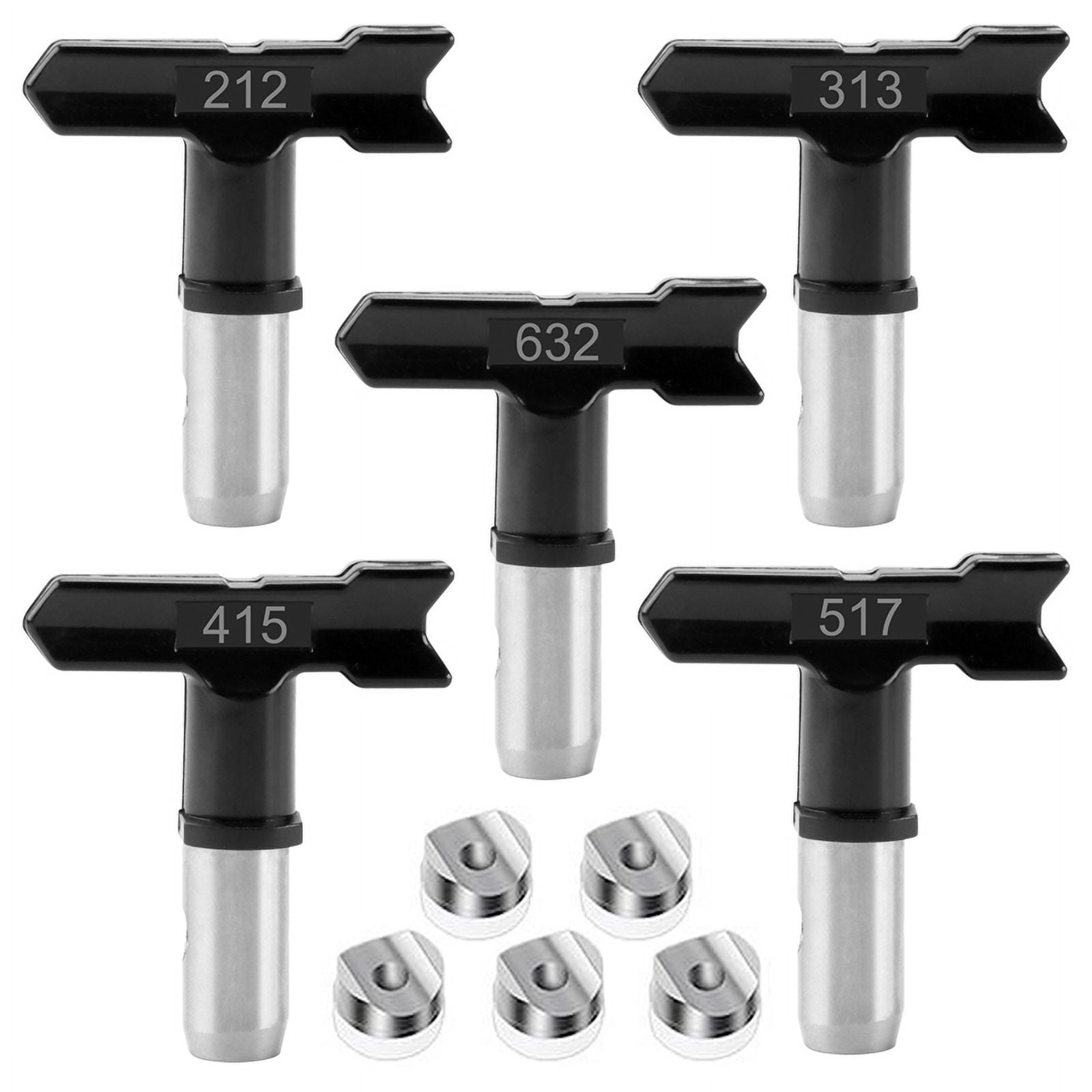 5 Pcs Tips Reversible Tip Airless Nozzles for Airless Paint Sprayer ...
