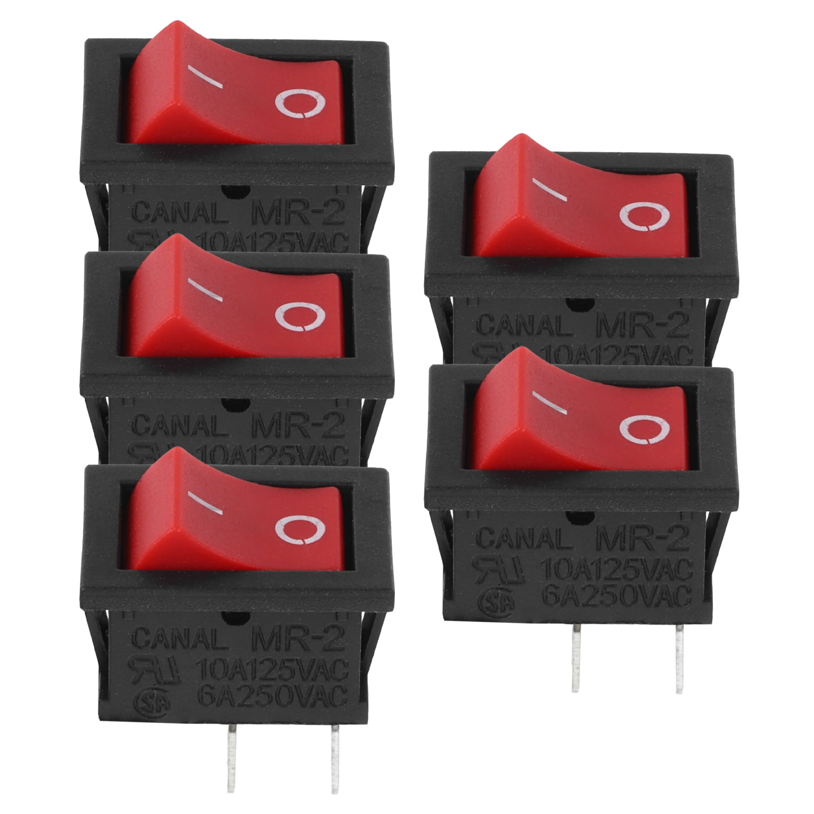 5 Pcs Toggle Switch for Water Dispenser Automotive Switches Black ...