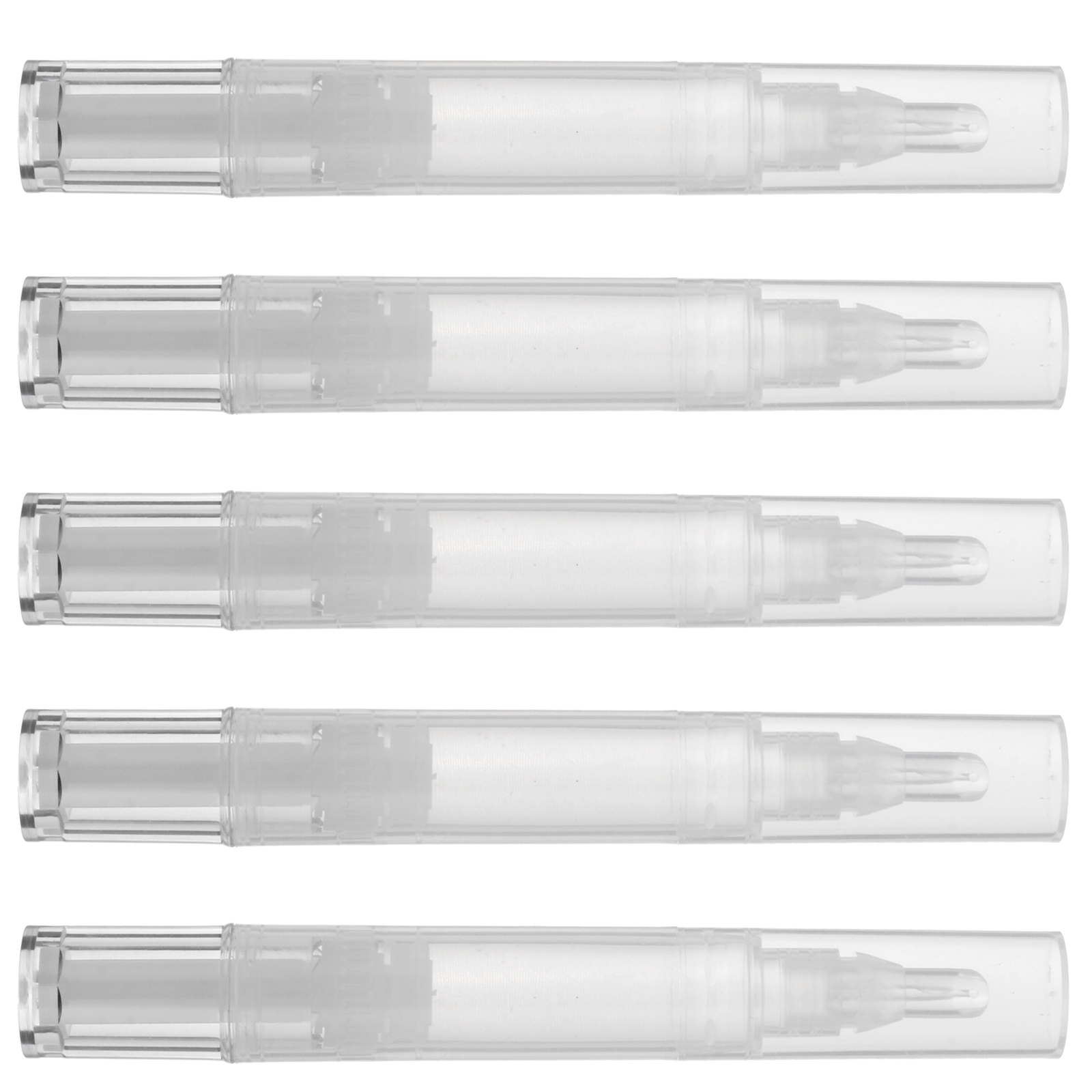 5 Pcs Toothpaste Bottled Sub Bottles for Lip Gloss Travel 12.2X1.6X1 ...