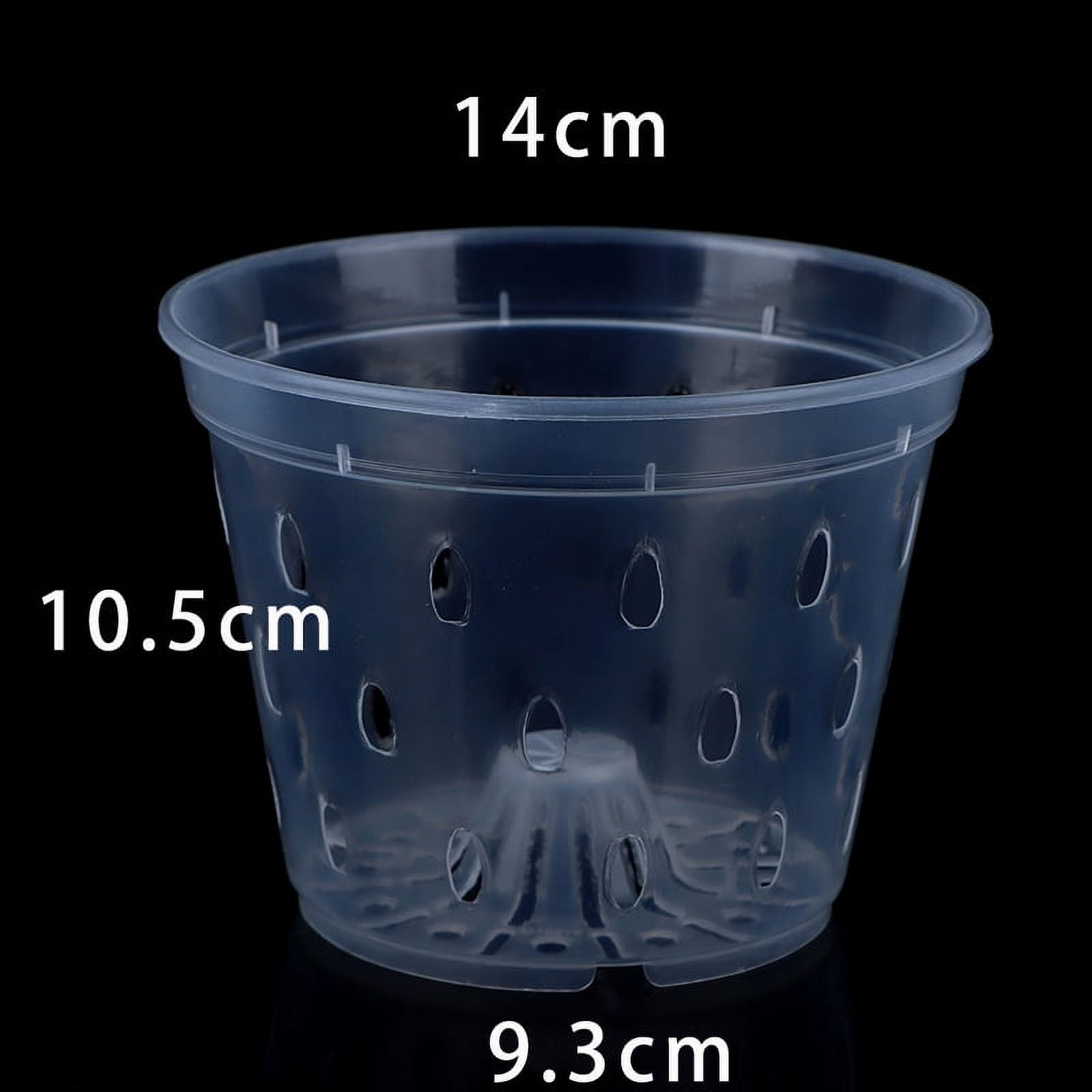 5 Pcs Transparent Orchid Pot Root Control Plastic Orchid Pots With ...