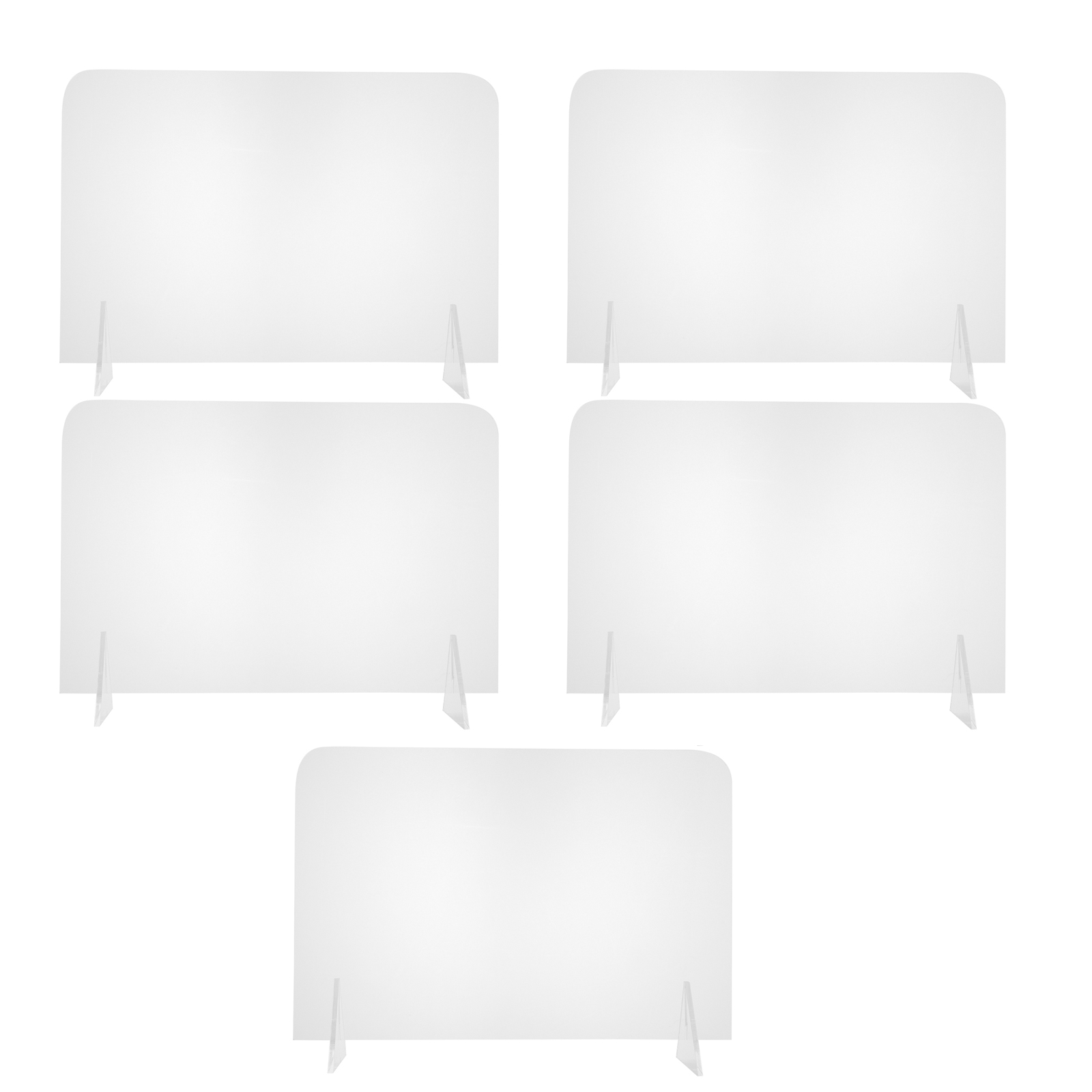 FELTECHELECTR Memo Board Acrylic Transparent Students Home Use 5Pack 11 ...
