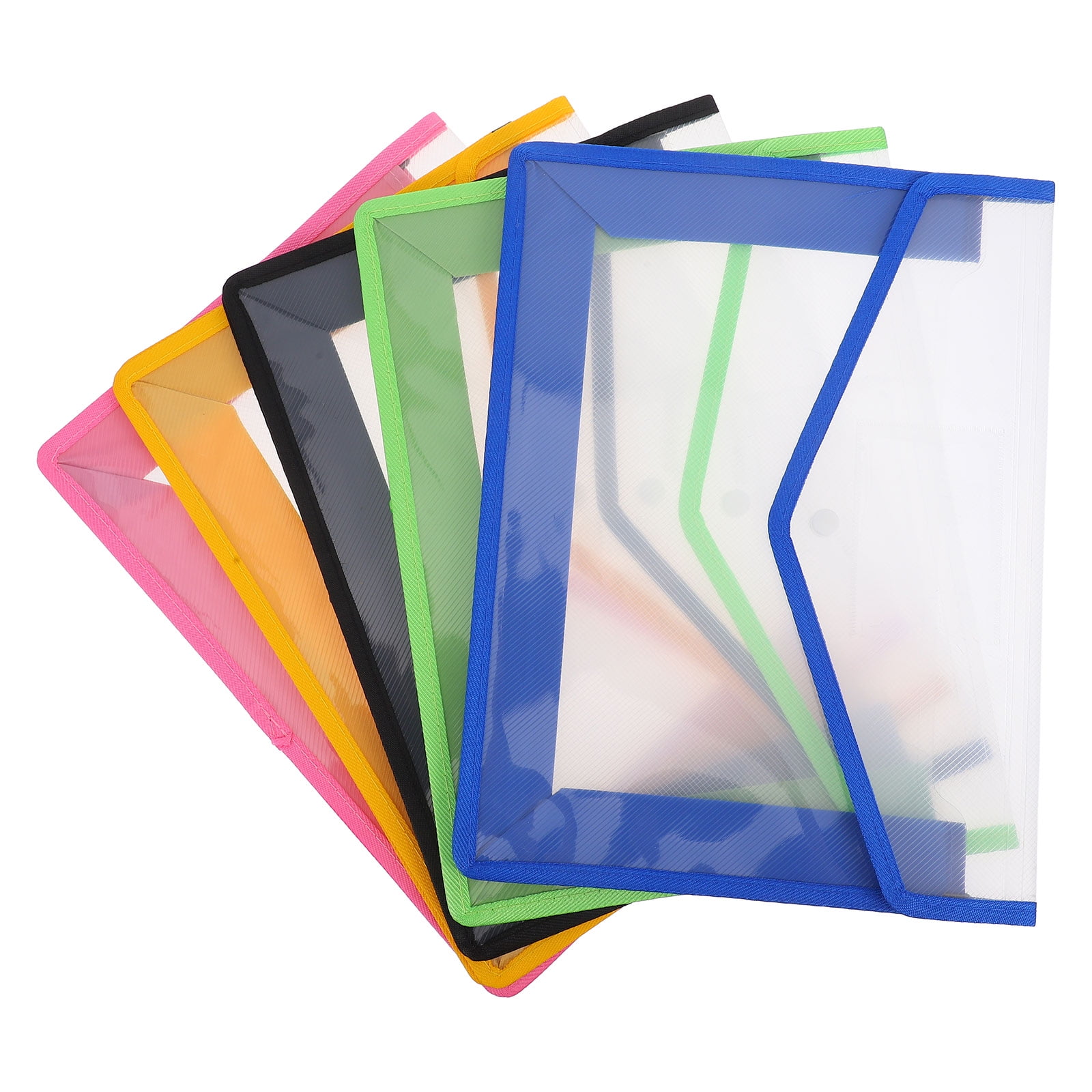 5 Pcs Travel Document Holder Plastic Folder Cabinet Tent Storage Rack ...