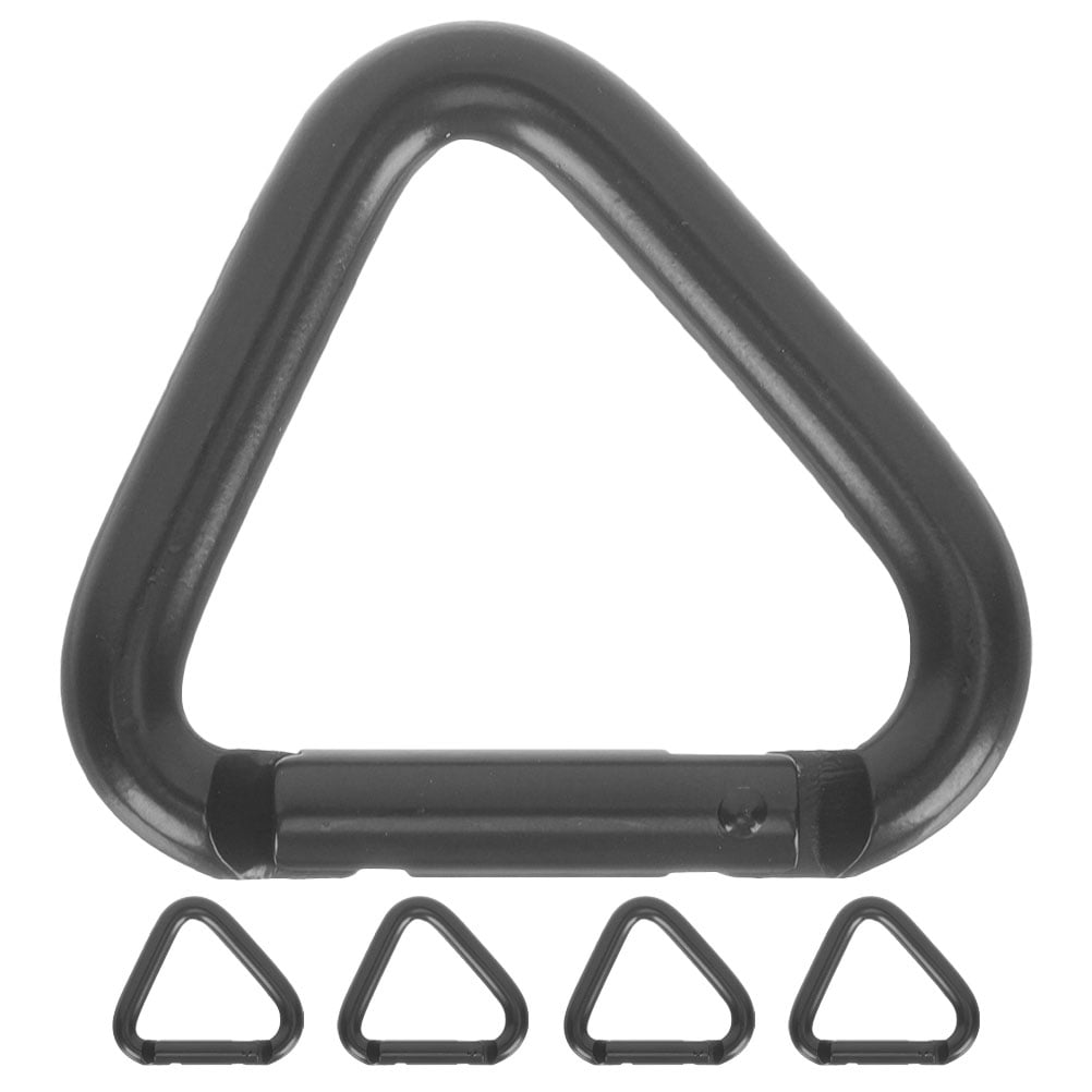 5 Pcs Triangle Carabiner Coat Hooks Heavy Duty Black - Walmart.com