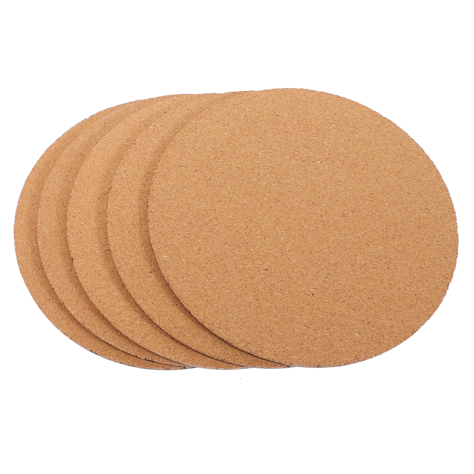 5 Pcs Tripod Flowerpot Pad Cork Plant Coasters Round Mat for Planter ...
