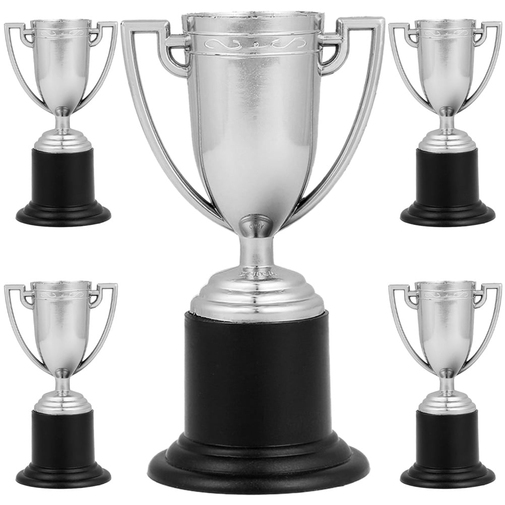 5 Pcs Trophy Mini Small Awards Trophies Glitter Ball Child Student ...