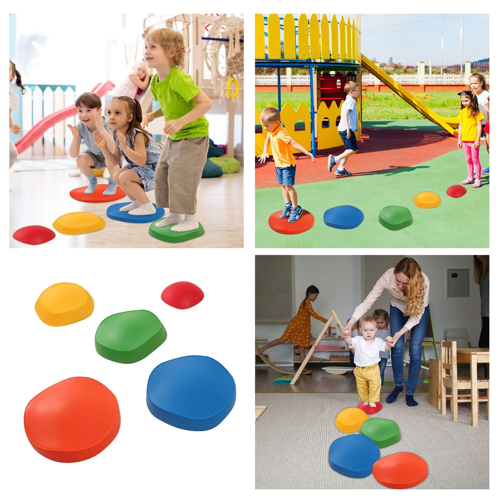 5 Pcs Turtle Balance Stepping Stones Kids Turtle Path Jumping Stones ...