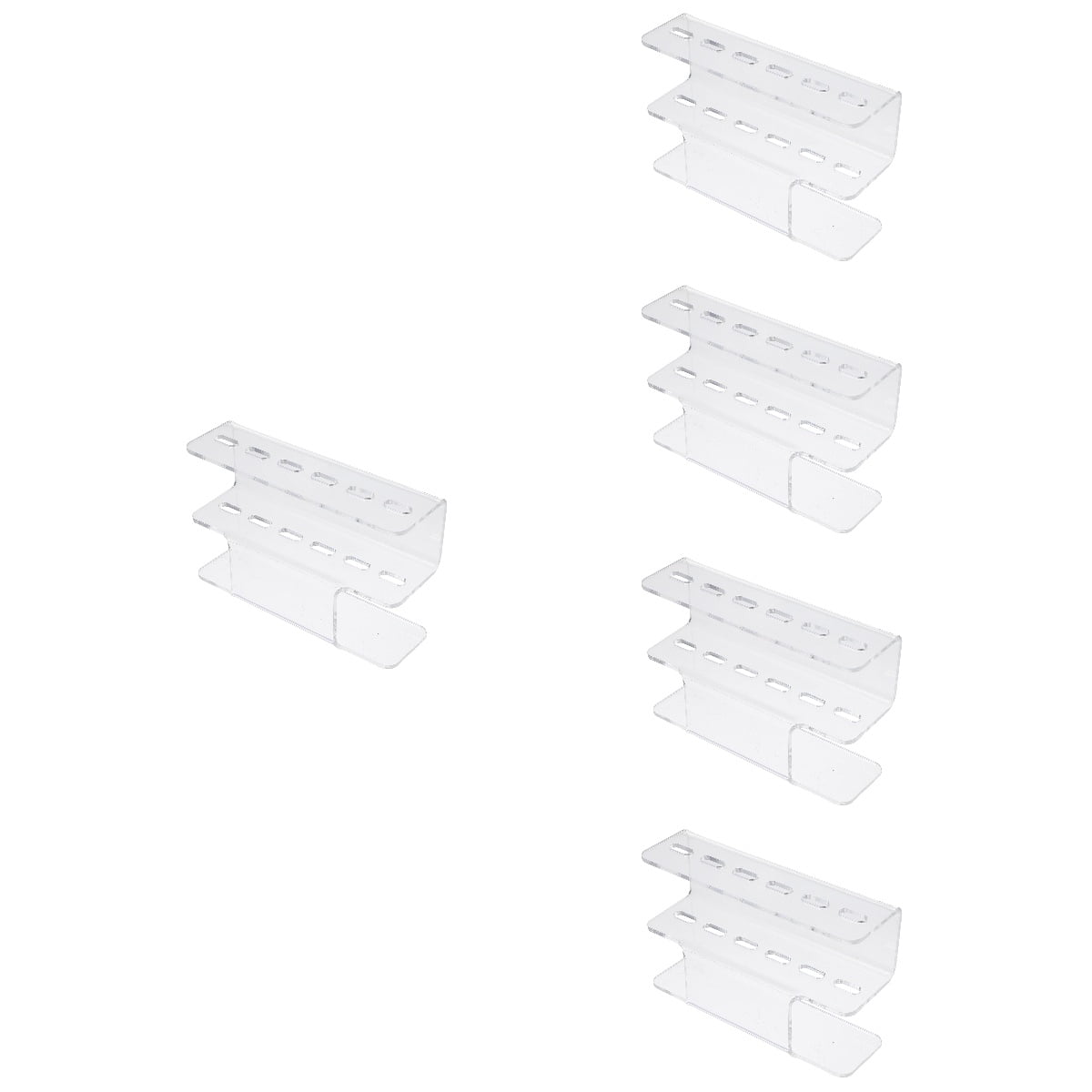 5 Pcs Tweezer Display Stand Wall Mount Scissor Holder Risers Shelves ...
