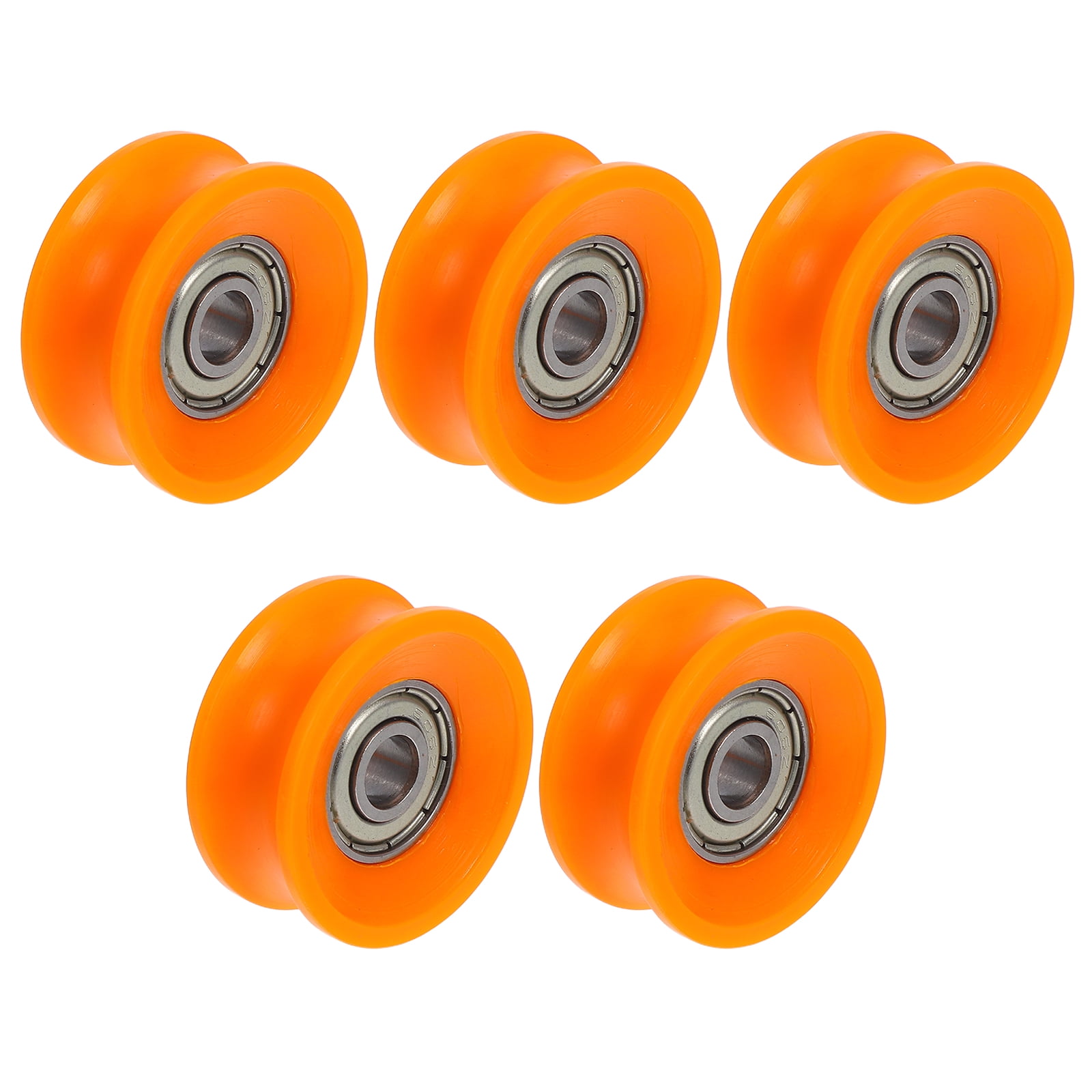 5 Pcs U Type Groove Pulley Nylon Guide Pulley Rolling Bearing U Wheel ...