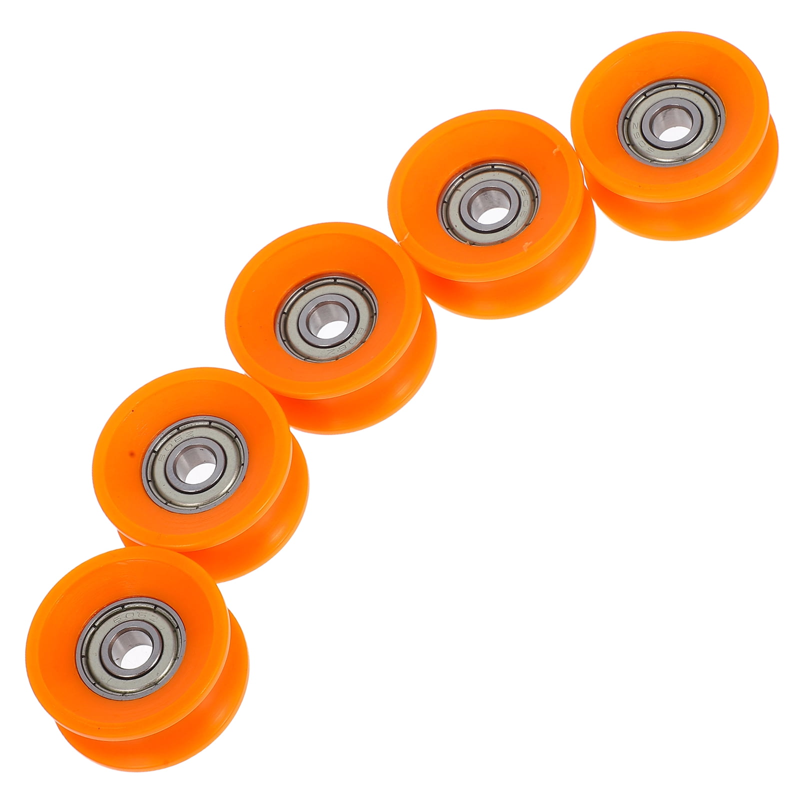 5 Pcs U Type Groove Pulley Nylon Guide Pulley Rolling Bearing U Wheel ...