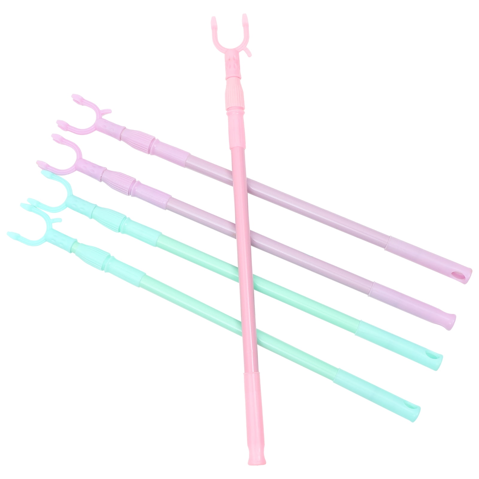 5 Pcs Washing Line Prop Clothesline Adjustable Telescopic Rod - Walmart.com