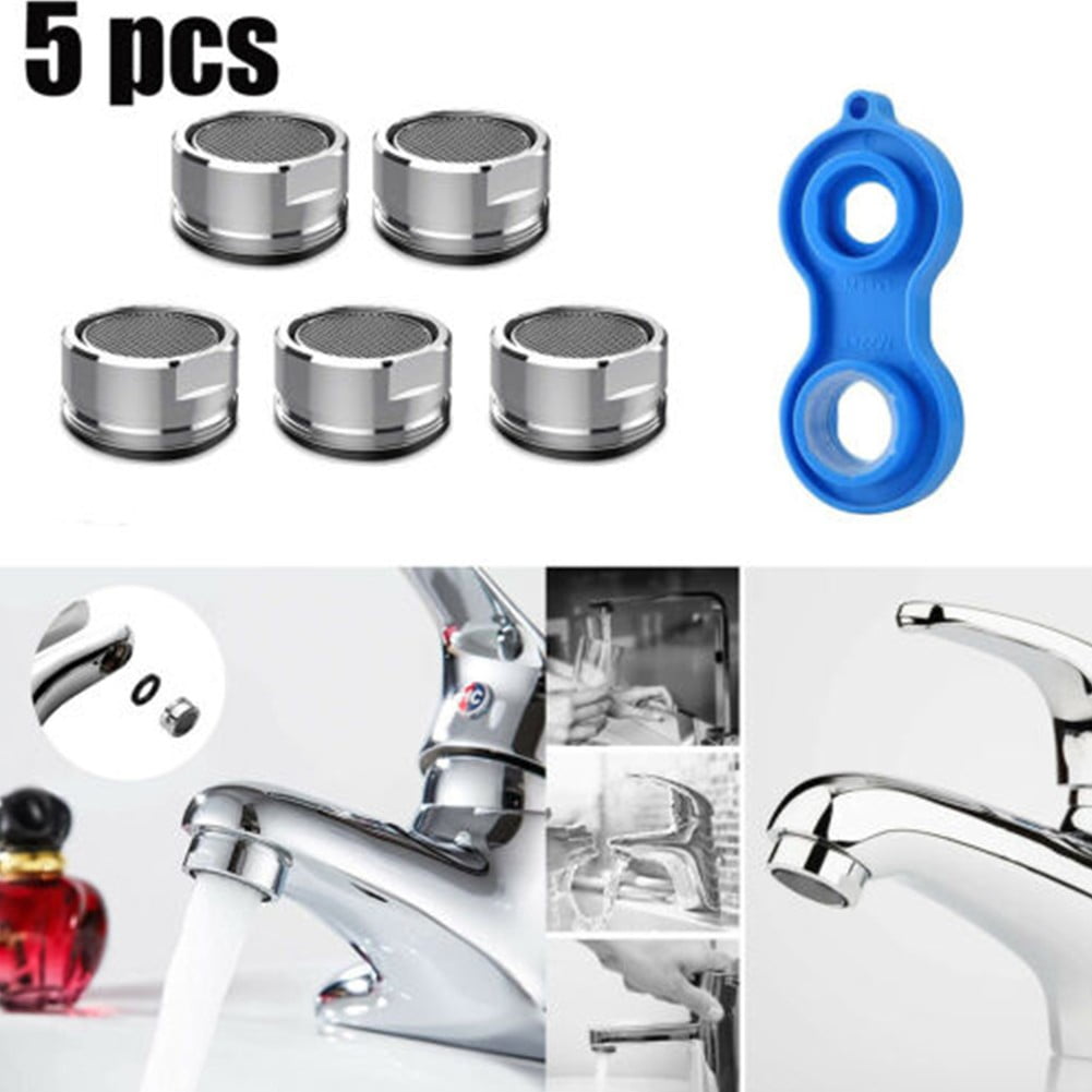 5 Pcs Water Saving Faucet Aerators M24 Water Tap Perlators Regulator ...