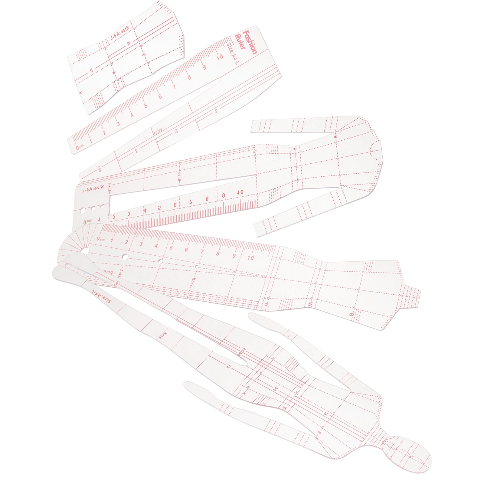 5 Pcs Waves Quilting Ruler and Templates Foldable Patchwork - Walmart.com