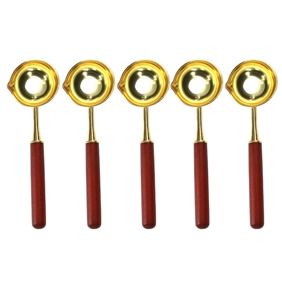 5 Pcs Wax Spoon Sealing Spoon Wax Sealing Stamped Melting Spoon for ...