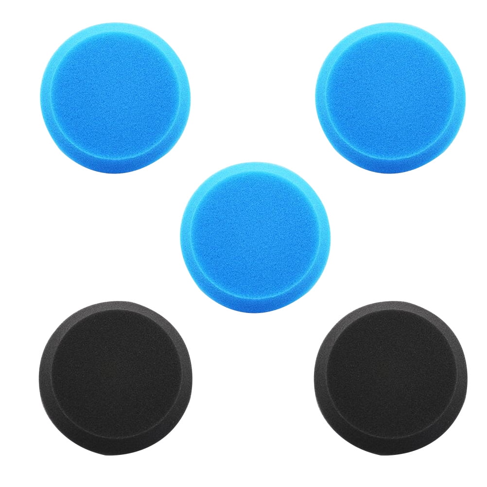 5 Pcs Waxing Sponges Round Hand Sponge Polishing Sponge 3X11X11CM ...