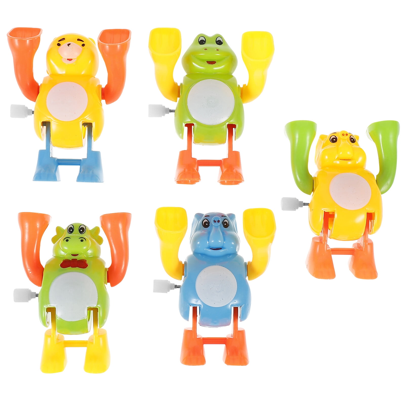 5 Pcs Wind-up Toy Clockwork Toys for Child Adorable Kids Walking Flip ...