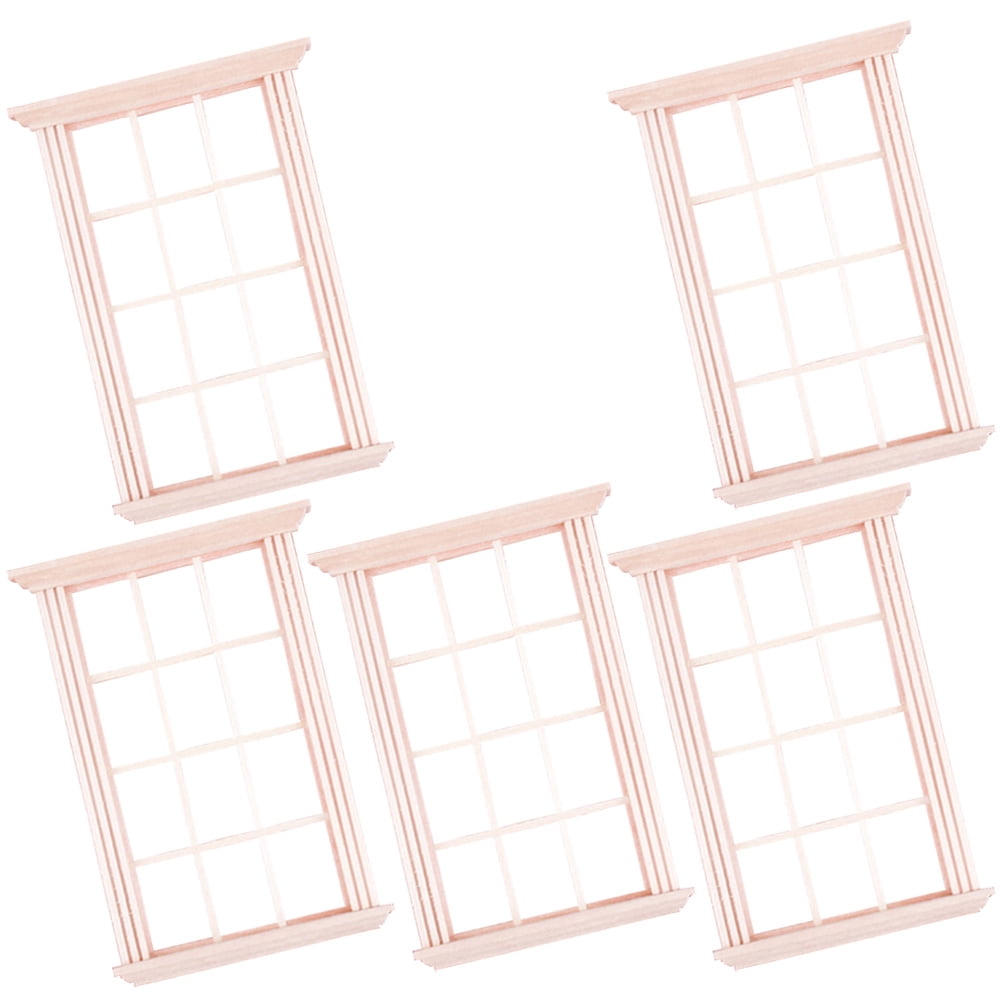5 Pcs Window Frame Model Miniature Furniture Models - Walmart.com