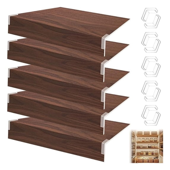 5 Pcs Wire Rack Covers 22x16x3in PVC Shelf Covers for Wire Shelving ...