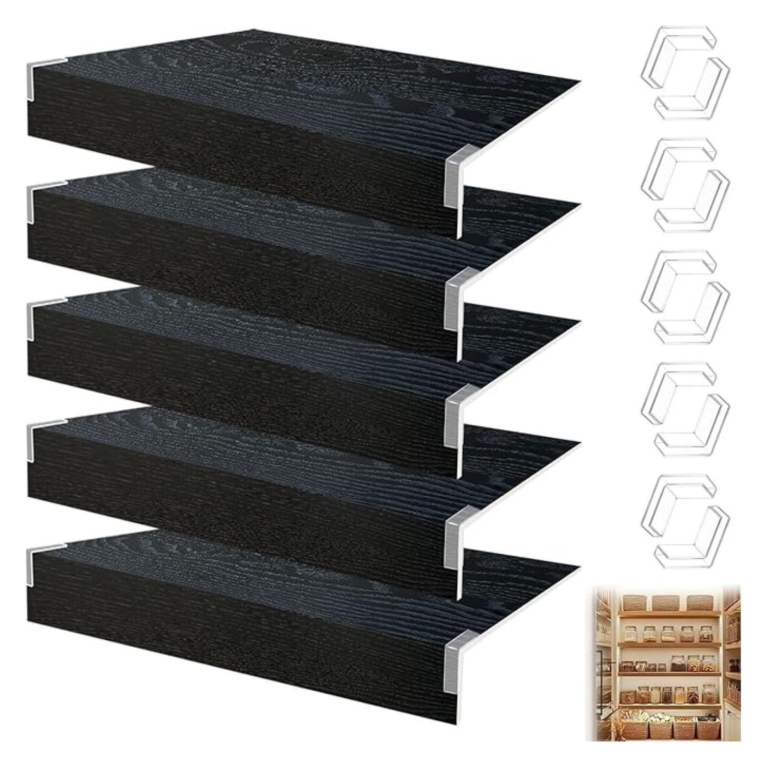 5 Pcs Wire Rack Covers 22x9x3in PVC Shelf Covers for Wire Shelving ...