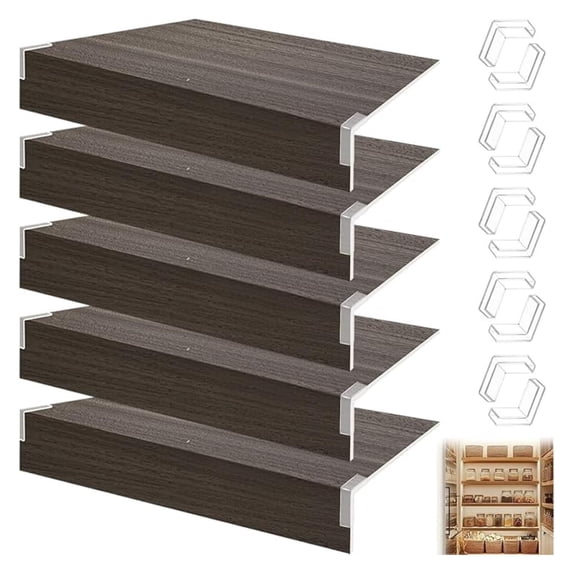 5 Pcs Wire Rack Covers 23x9x3in PVC Shelf Covers for Wire Shelving ...