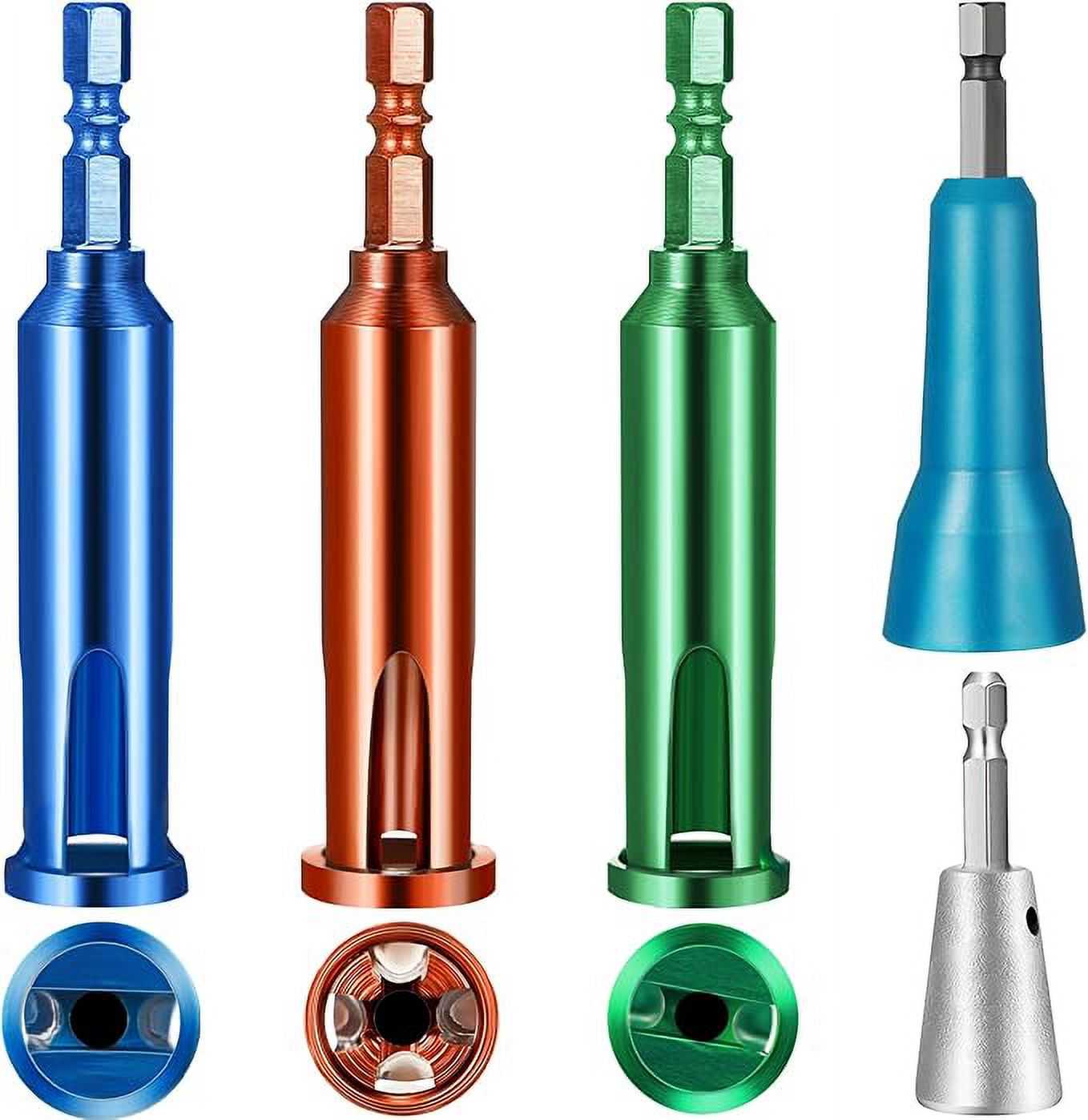 5 Pcs Wire Twisting Tool for Drill Wire Stripper for Drill 3 Way/ 5 Way ...