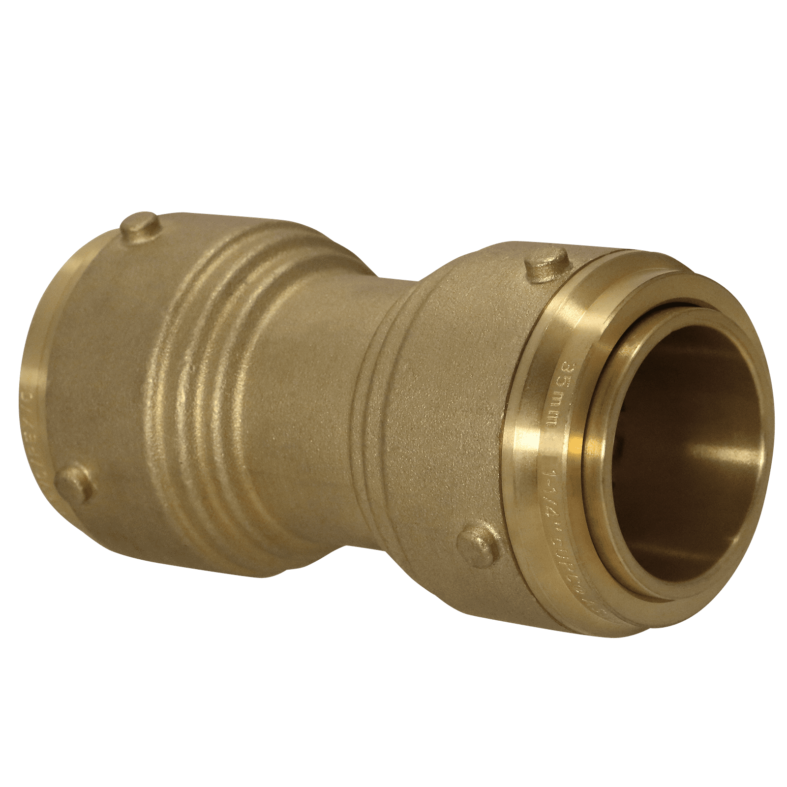 5 Pcs XFITTING 1-1/4" Push Fit Coupling, 1-1/4" Push To Connect ...