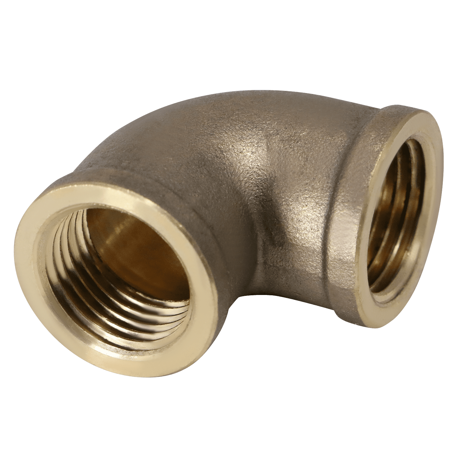 5 Pcs XFITTING 1/2 FIP X 1/2 FIP Elbow, Female NPT Brass Elbow, 90 ...