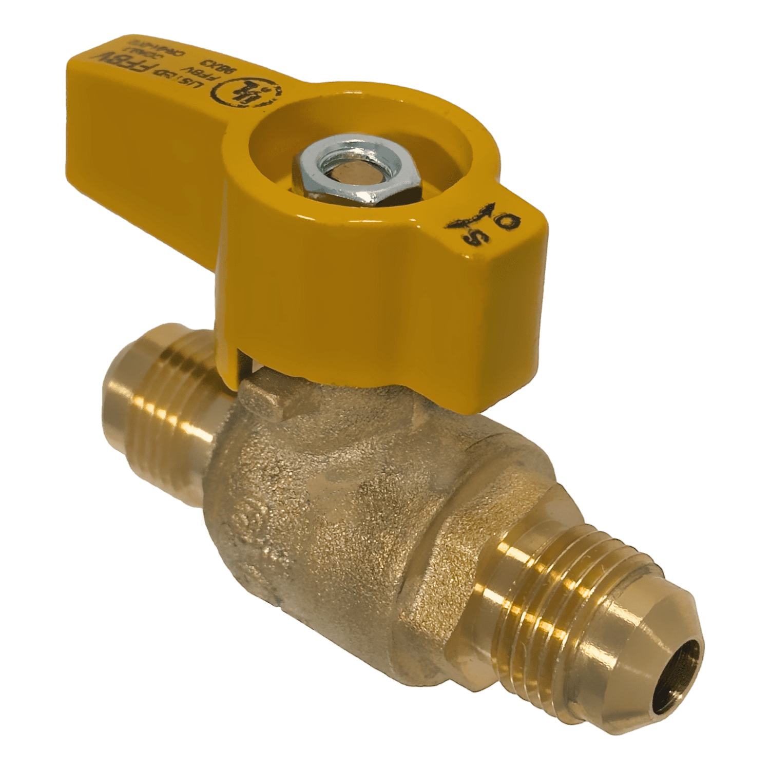 5 Pcs XFITTING 3/8 Inch FLARE X 3/8 Inch FLARE Gas Valve, 4-1-3=5 ...