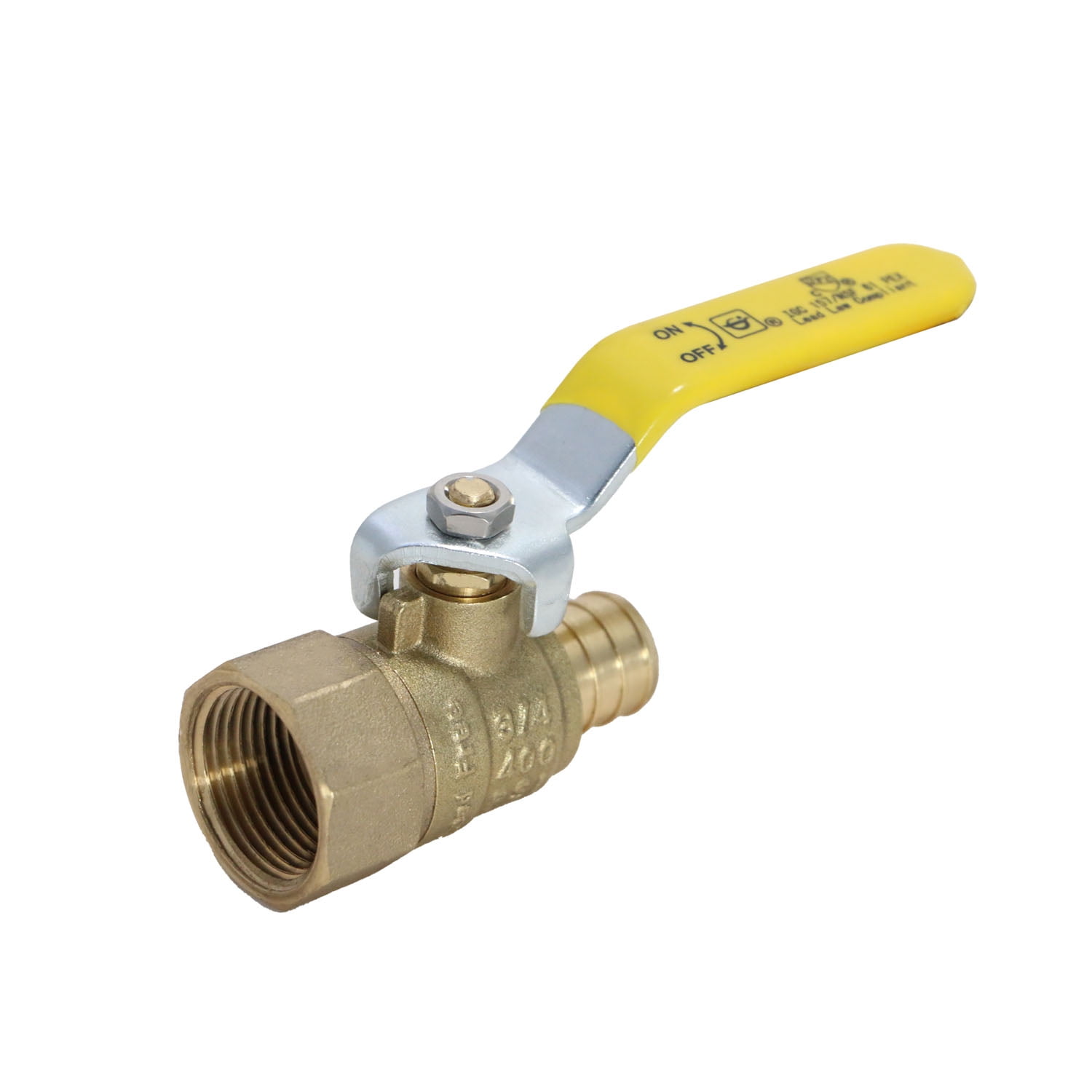 5 Pcs XFITTING Barb Crimp Pex 3/4 Inch x 3/4 Female Ball Valve, 24-1-8=5X - Walmart.com
