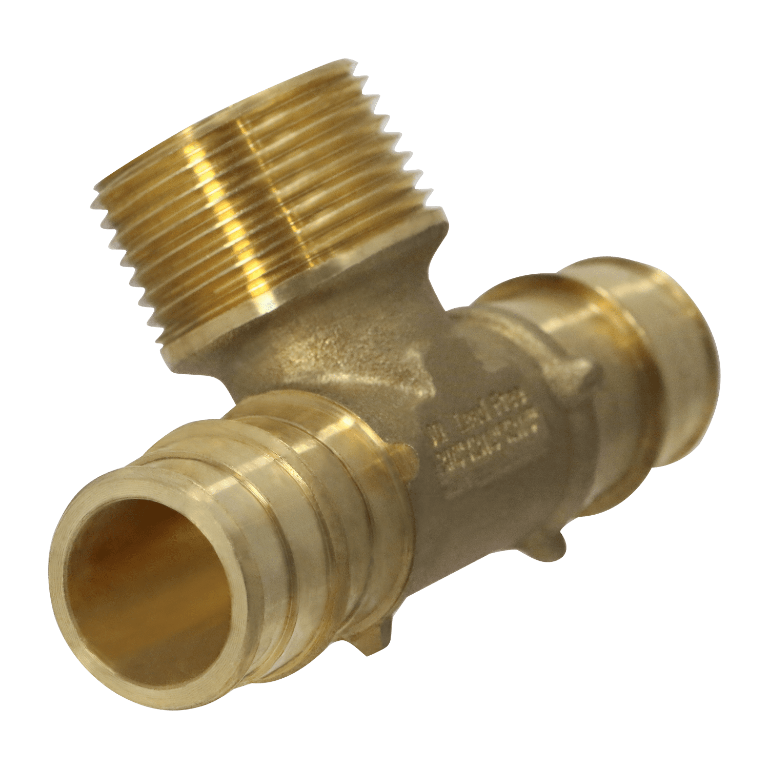 5 Pcs XFITTING Pex A 3/4 Inch x Pex A 3/4 Inch x 3/4 Inch Male NPT Tee, Pex A Male NPT Tee, 29-6 ...