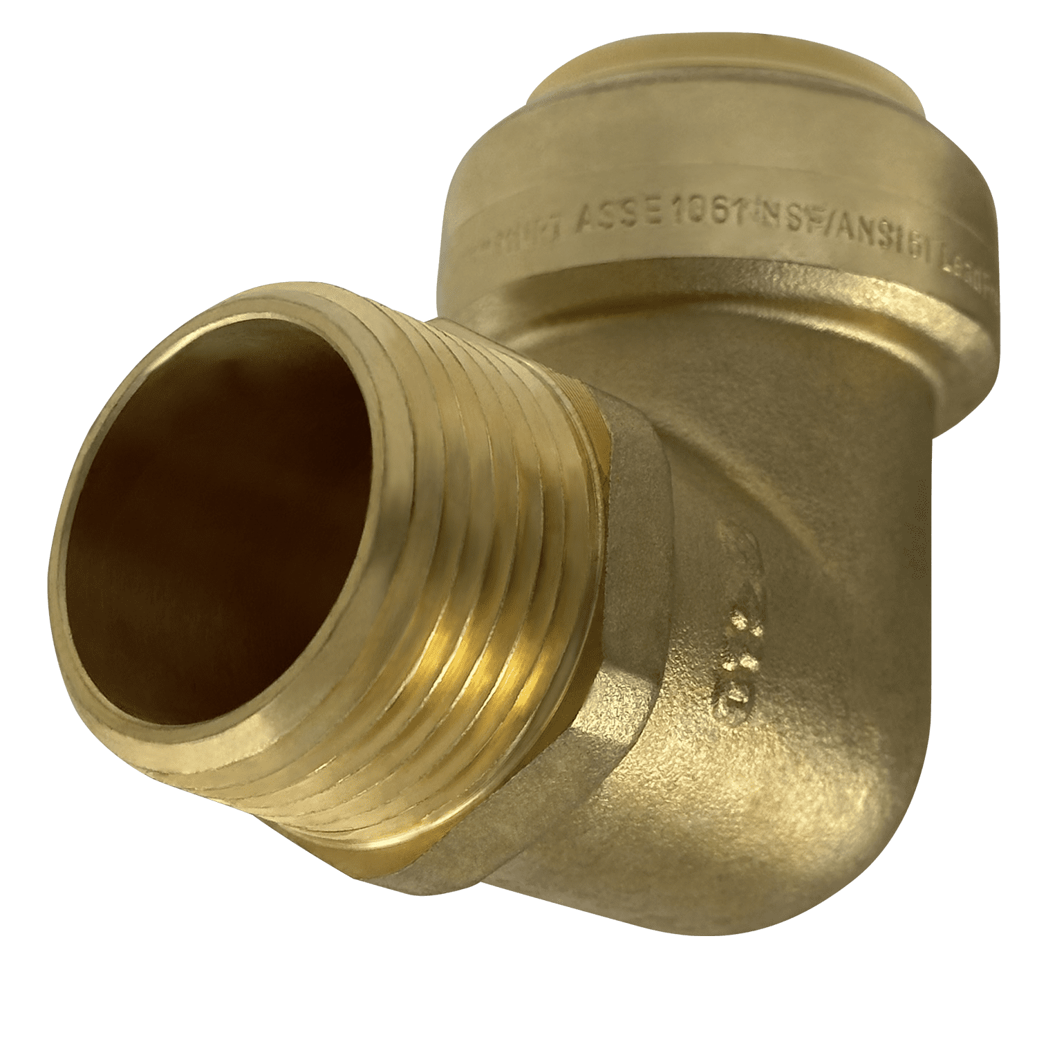 5 Pcs XFITTING Push Fit 1 Inch x 1 Inch Male NPT Elbow, 1" Inch Push ...
