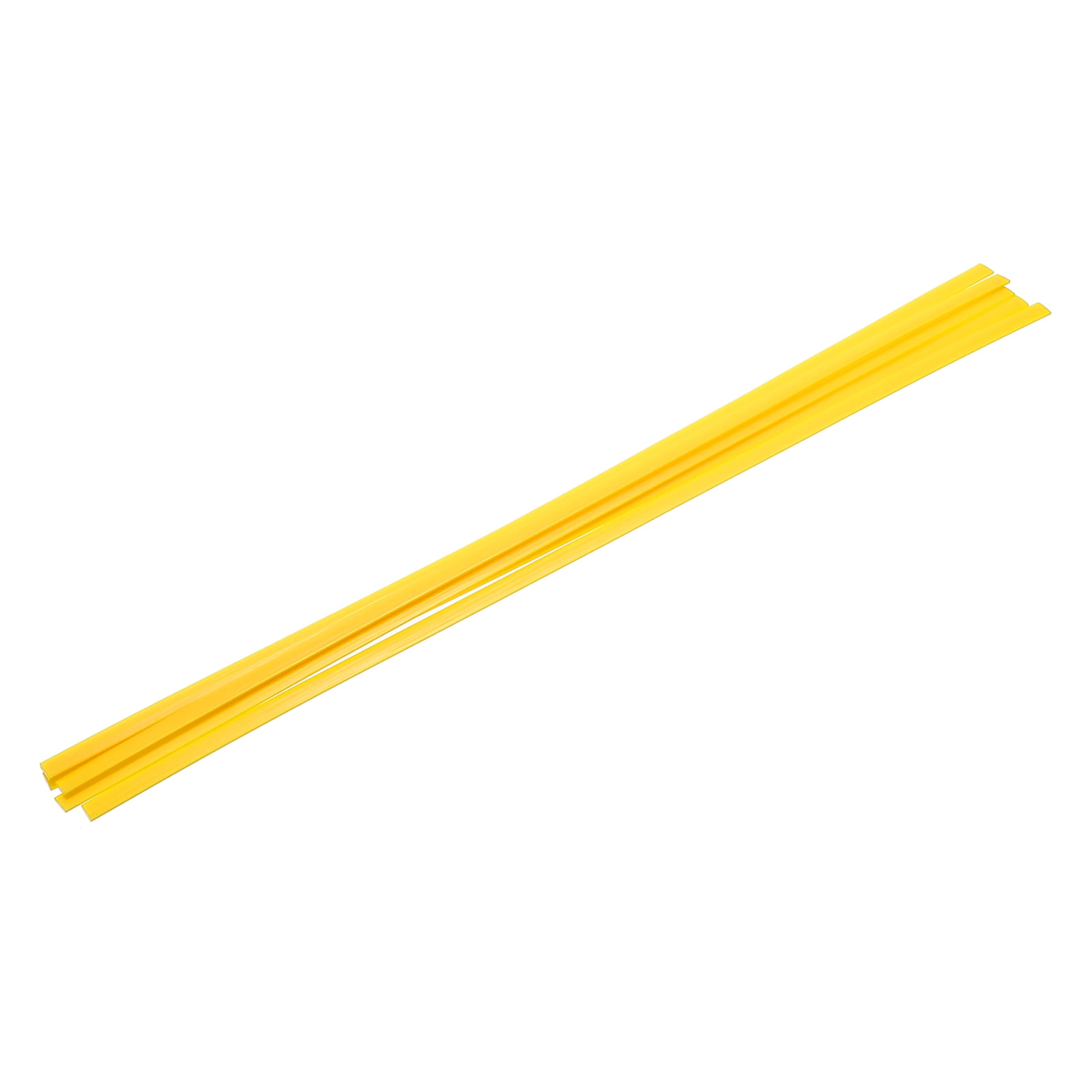 5 Pcs Yellow Plastic Welding Rods 9.5mm x 500mm HDPE Flat Ribbon ...