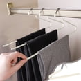 5 Pcs Z-shaped Pants Hanger, Heavy-duty Iron Clothes Rack, Space-saving ...