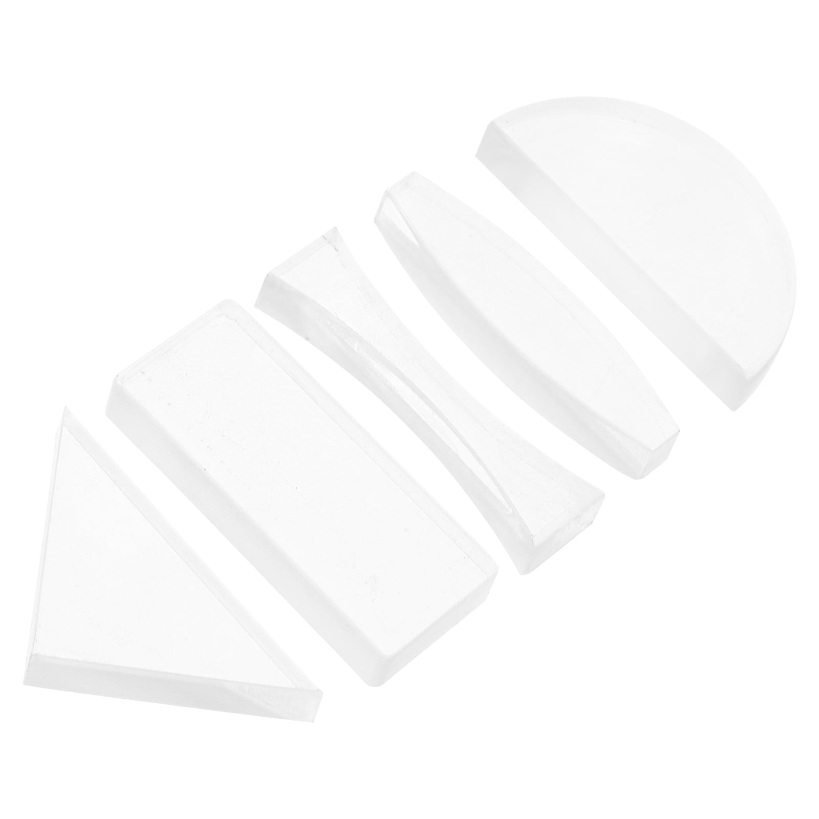 5 Pcs for Optical Experiments Concave Mirror Convex Lens Toys Kids ...