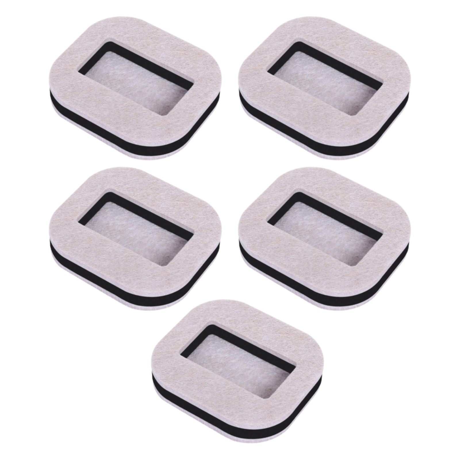 BAOQIN Chair Pulley Retainer, 5 Pcs Non Slip Round Furniture Pads ...