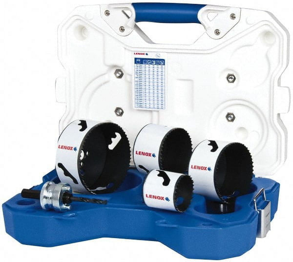 5 Piece, 2" to 4-1/8" Saw Diam, Contractor's Hole Saw Kit - Walmart.com