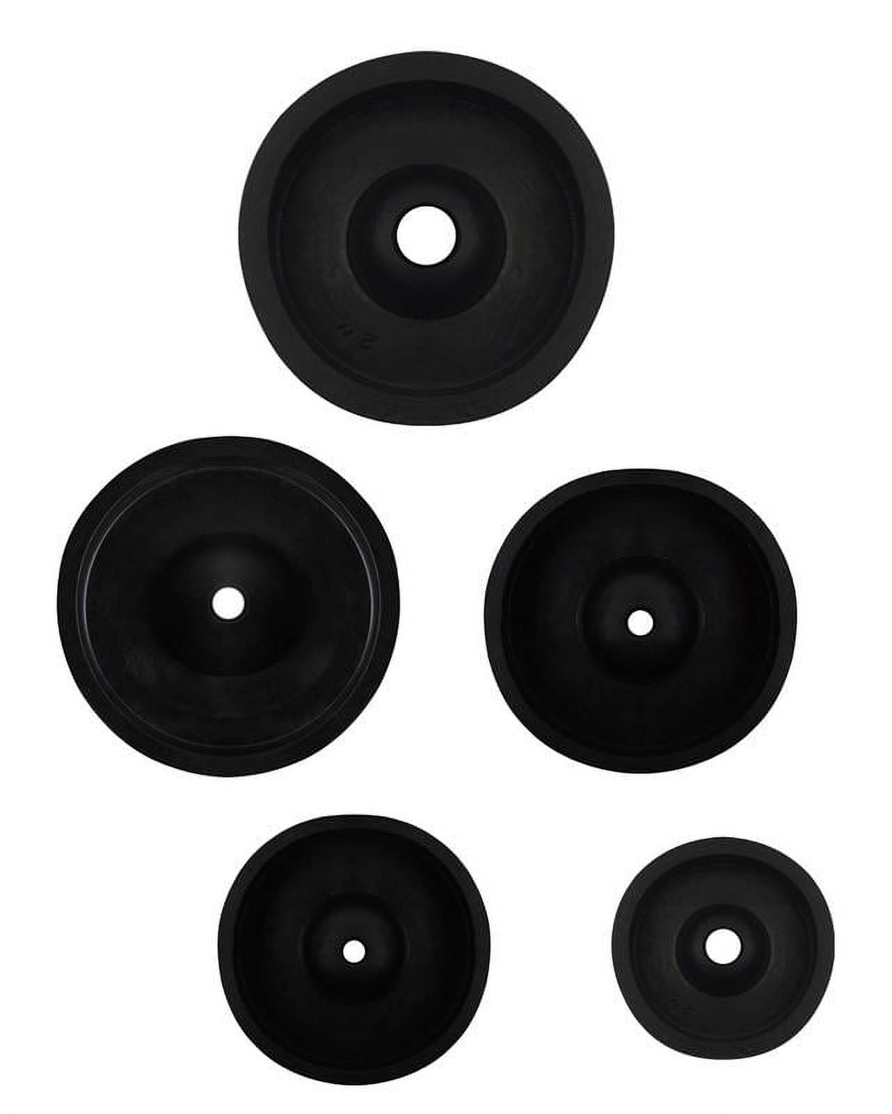 5-Piece 2" to 4" 50 to 100 MM Centrifugal Rubber Sprue Base Jewelry ...