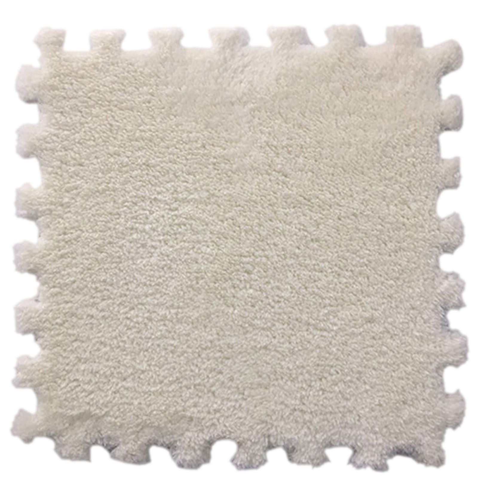 5-Piece (30x30cm) Velvet Carpet Tiles Set - Premium Polyester Non-Slip ...