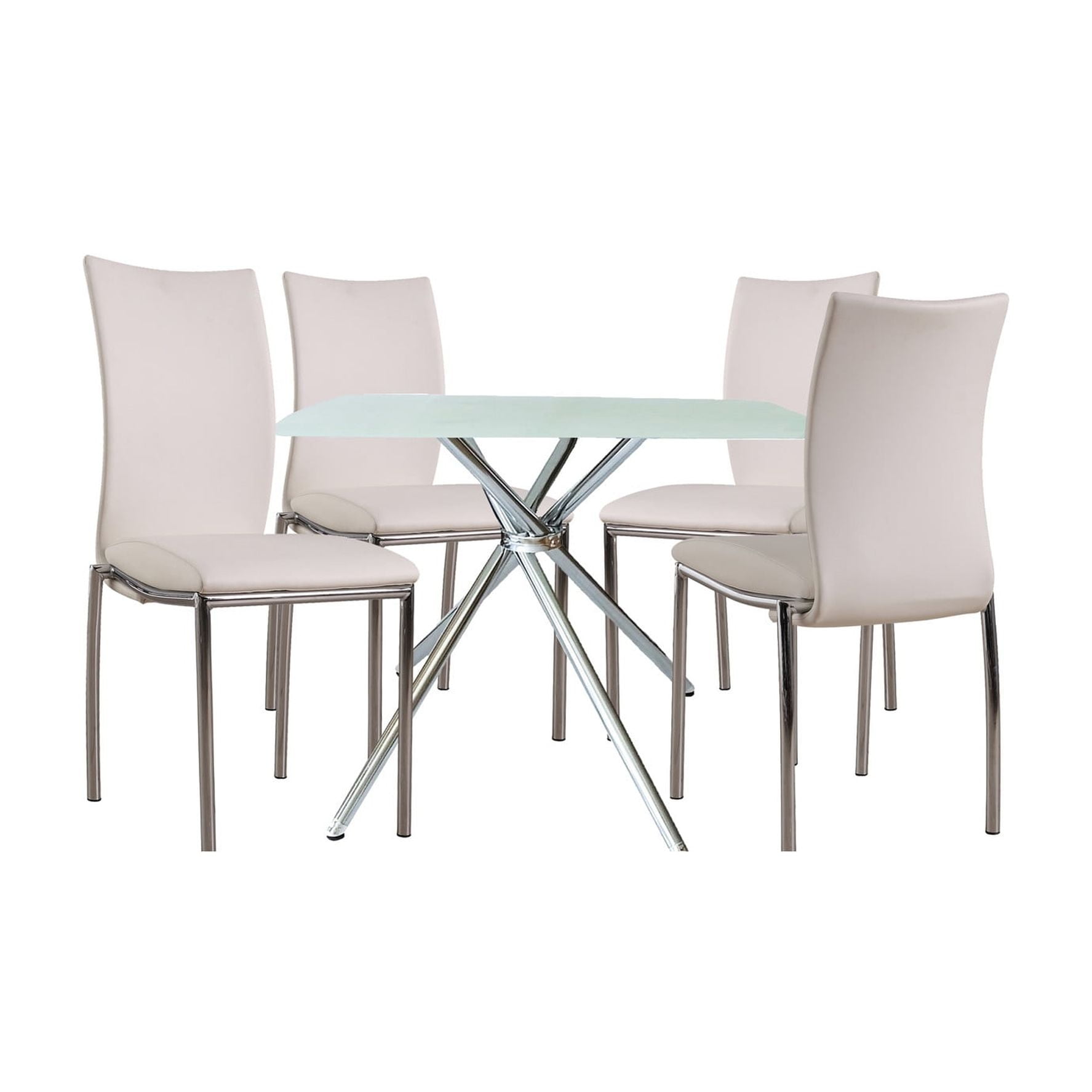 5-Piece, 36-Inch, Contemporary Style - Padded Upholstery Chairs ...