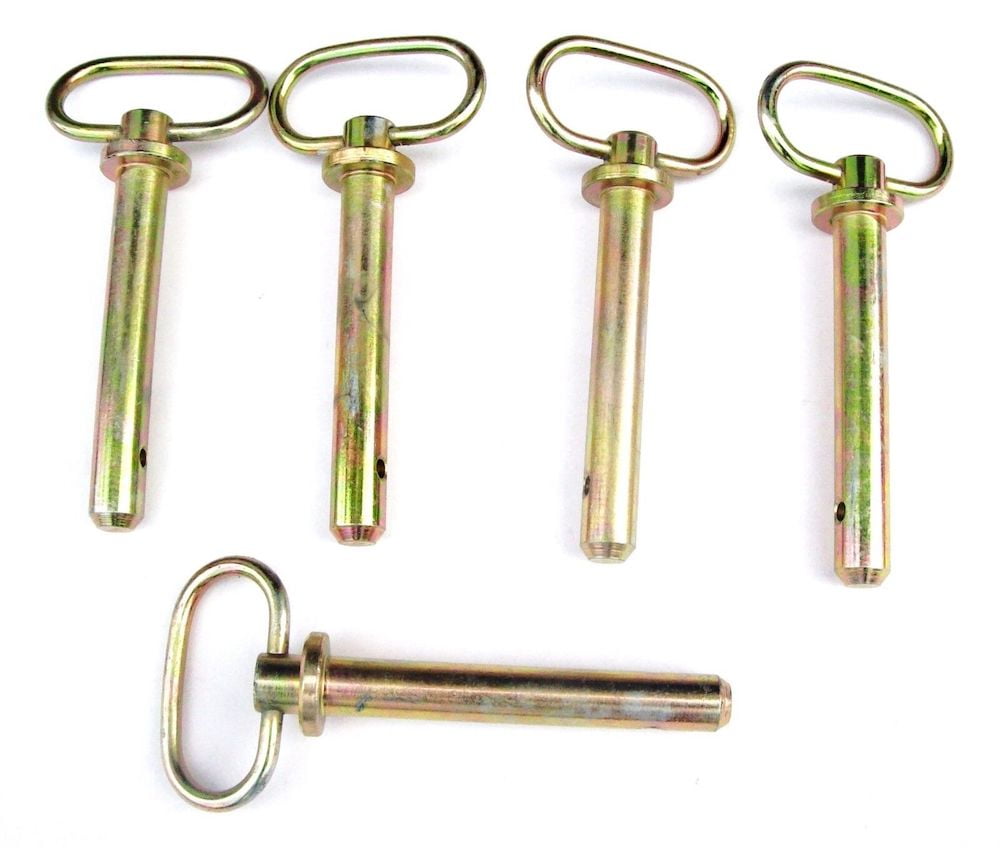 5 Piece 5 by 8 inch Tractor Pins Wagon Car Trailer Receiver Hitch HP58 ...
