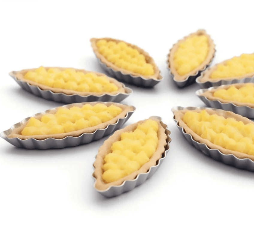 5-Piece Aluminum Themed Tart Mold Set – Whimsical Mini Baking Pans for ...
