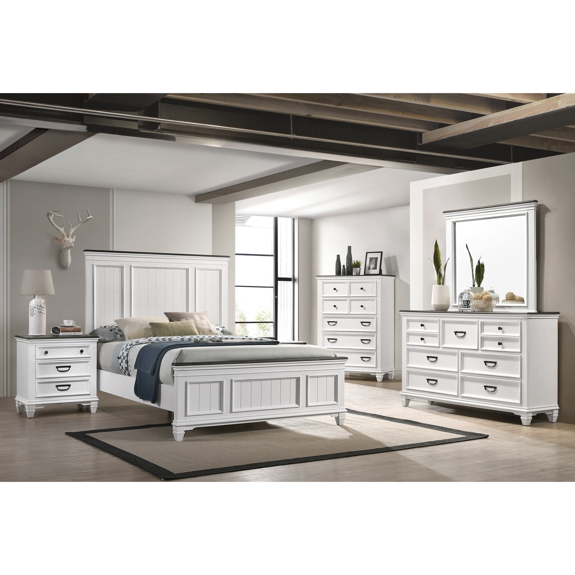 5 Piece Bedroom Furniture Set | Bedroom Use with Classic Lines ...