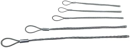 5-Piece Cable Pulling Sock Set, 304 Stainless Steel Wire Mesh Grips for ...