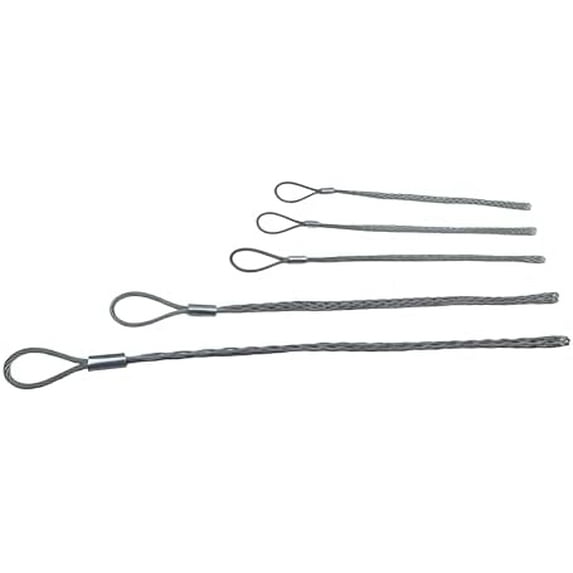 5-Piece Cable Pulling Sock Set, 304 Stainless Steel Wire Mesh Grips for ...